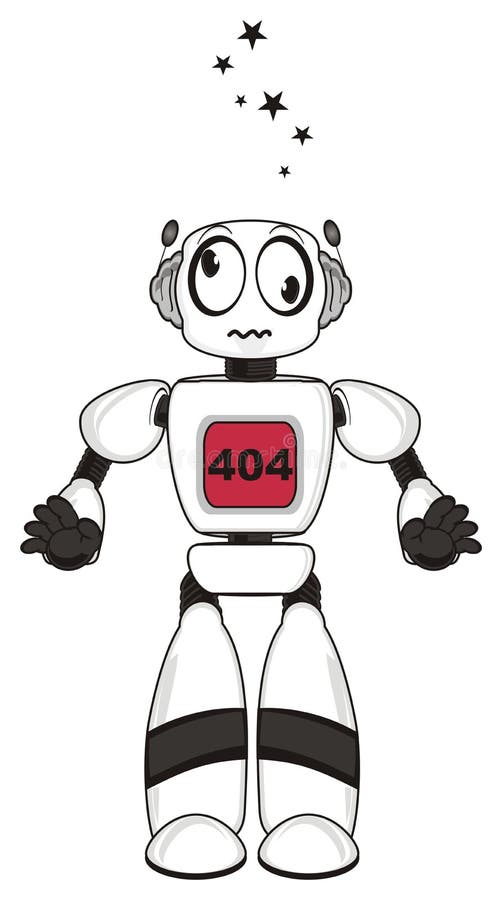 Broken Robot Android Technology Background Stock Illustration ...