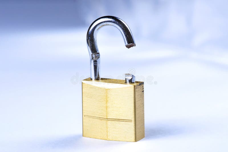 Broken Lock stock photo. Image of difficulty, safety - 20595468