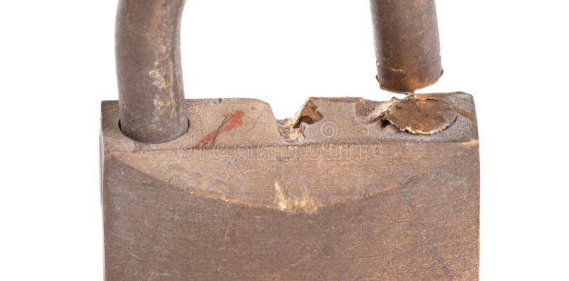 Broken lock and pliers. stock image. Image of cutters - 78437381