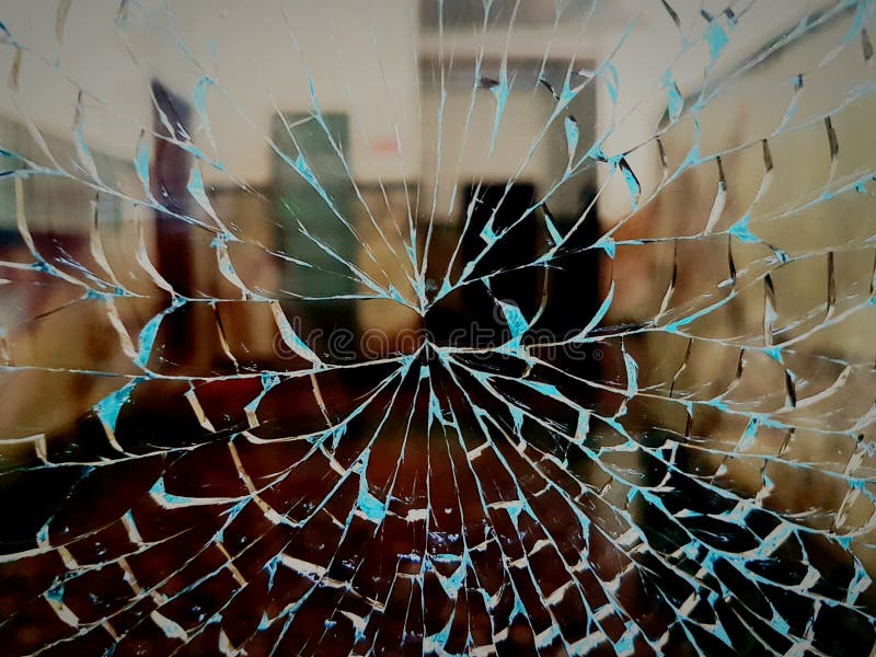Through the Broken Looking Glass Stock Photo - Image of looking, broken ...