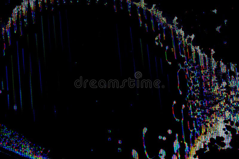 Broken Matrix LCD Screen RGB Original Wallpaper Stock Photo - Image of ...