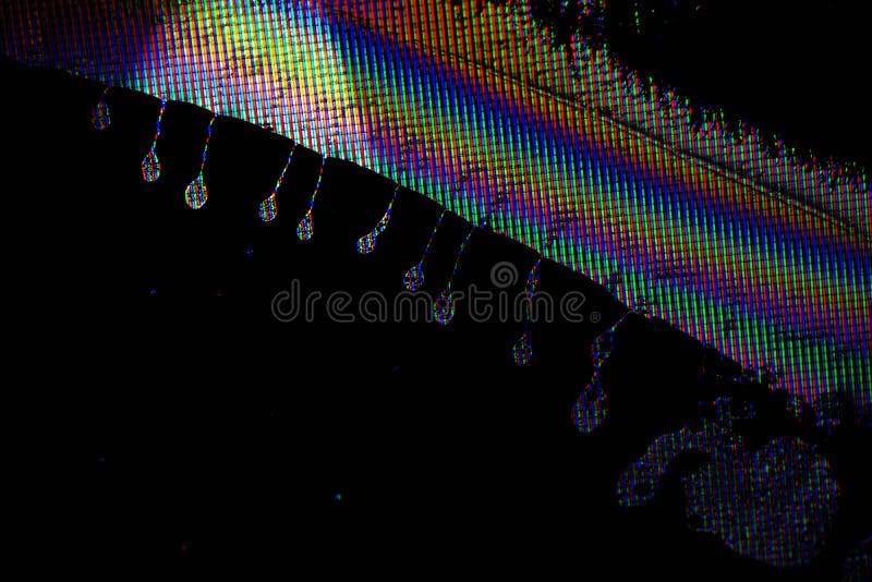 Broken Matrix LCD Screen RGB Original Wallpaper Stock Image - Image of ...