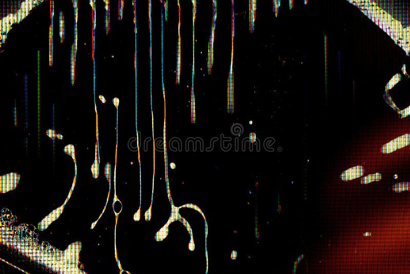 Broken Matrix LCD Screen RGB Original Wallpaper Stock Photo - Image of ...