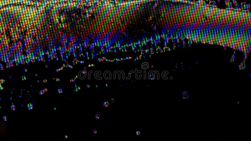 Broken Matrix LCD Screen RGB Original Wallpaper Stock Photo - Image of ...