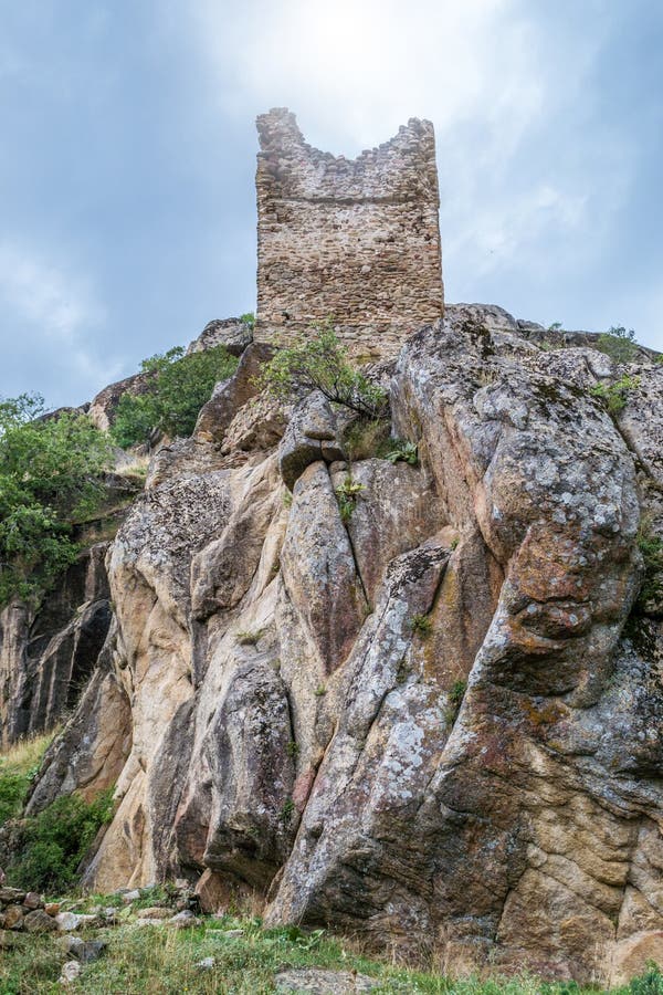 Broken tower on Olt river stock photo. Image of architecture - 143750484