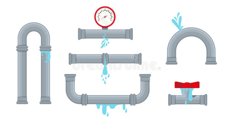 Cartoon Leaking Pipe Stock Illustrations – 372 Cartoon Leaking Pipe ...