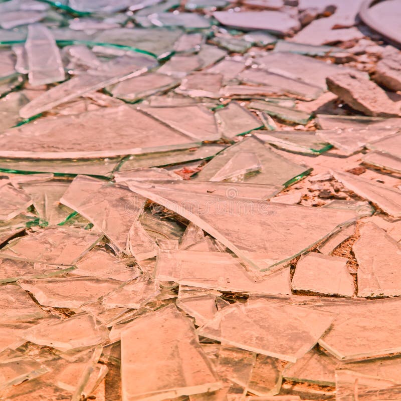Broken mirror glass shards stock image. Image of social - 56470689