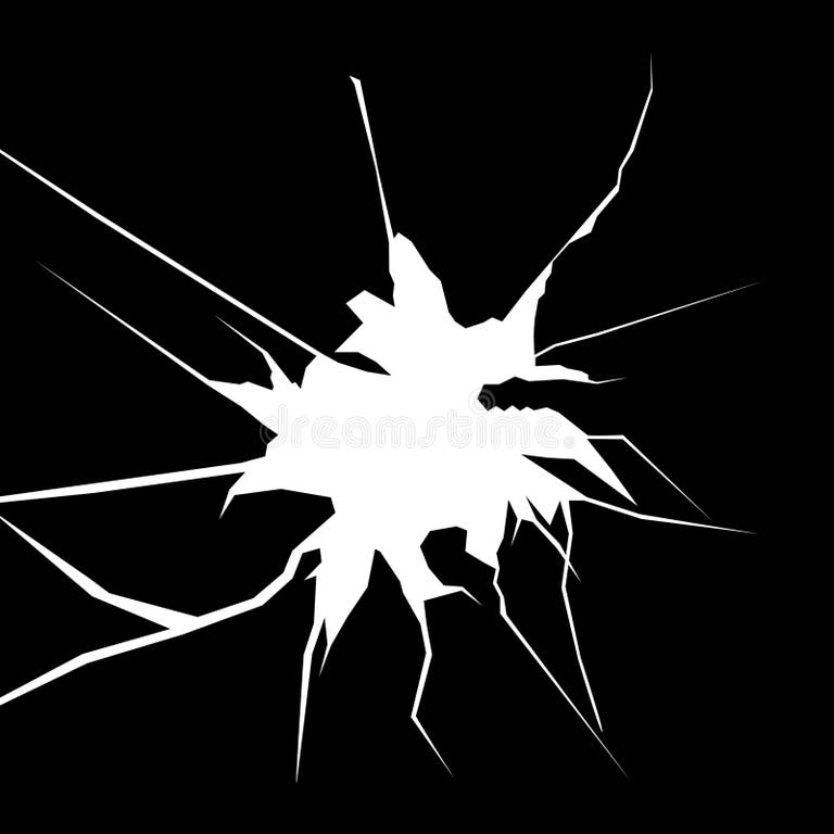 Broken mirror icon stock vector. Illustration of concepts - 270590333