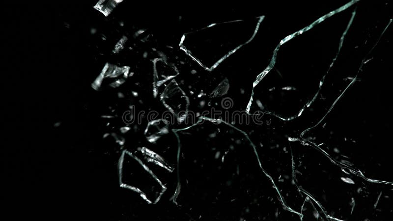 Broken Mirror Shattered in Many Pieces Stock Photo - Image of ...