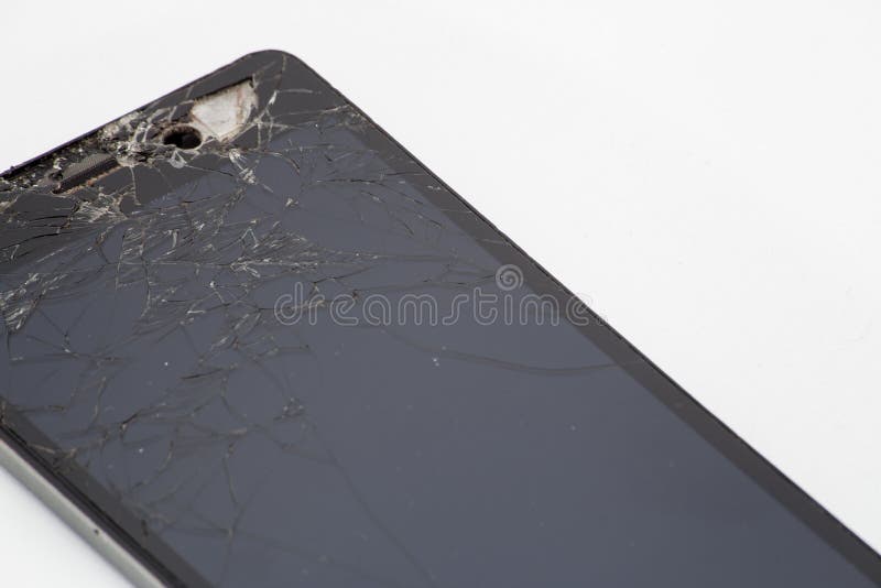 Broken mobile phone stock photo. Image of damaged, equipment - 82680742