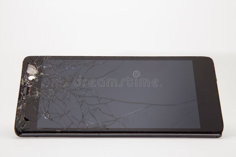 Broken mobile phone stock image. Image of crack, gadget - 82693039
