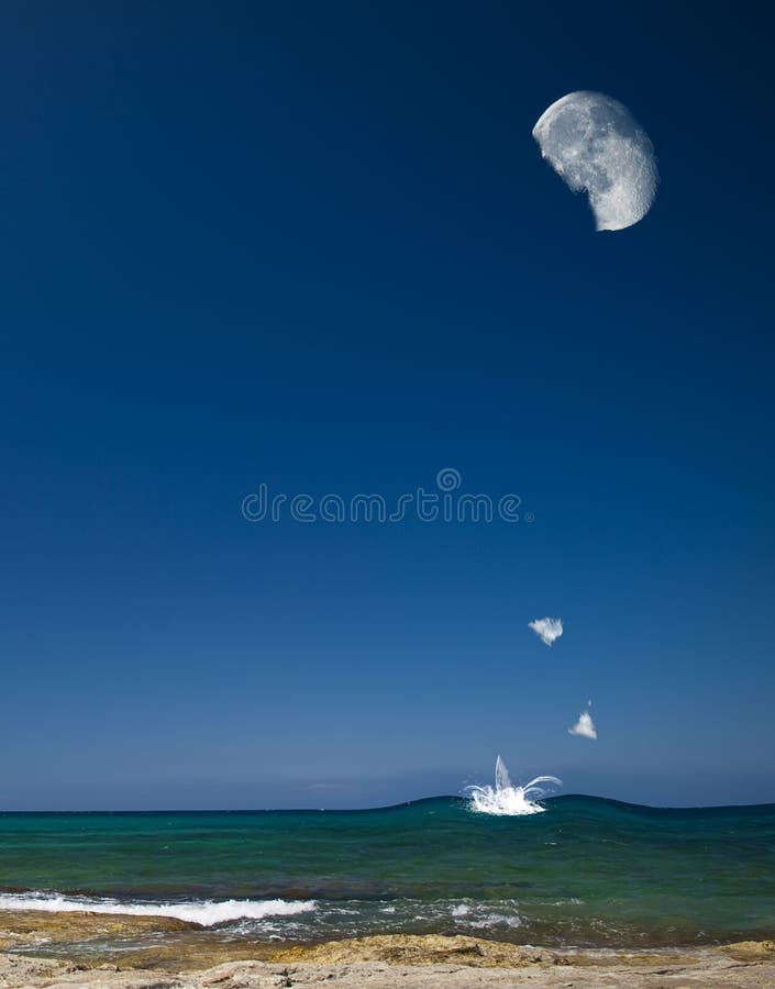 A Broken Moon stock image. Image of sadness, dream, catastrophic - 11047127