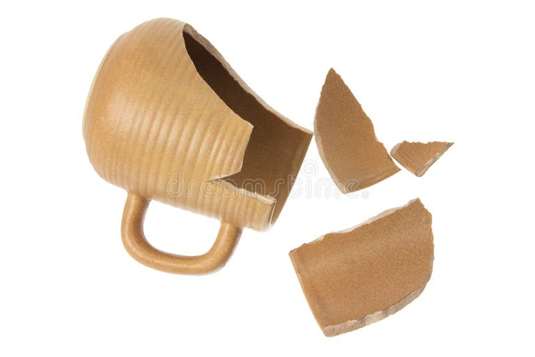 Broken Mug stock photo. Image of accident, wrecked, porcelain - 22844388