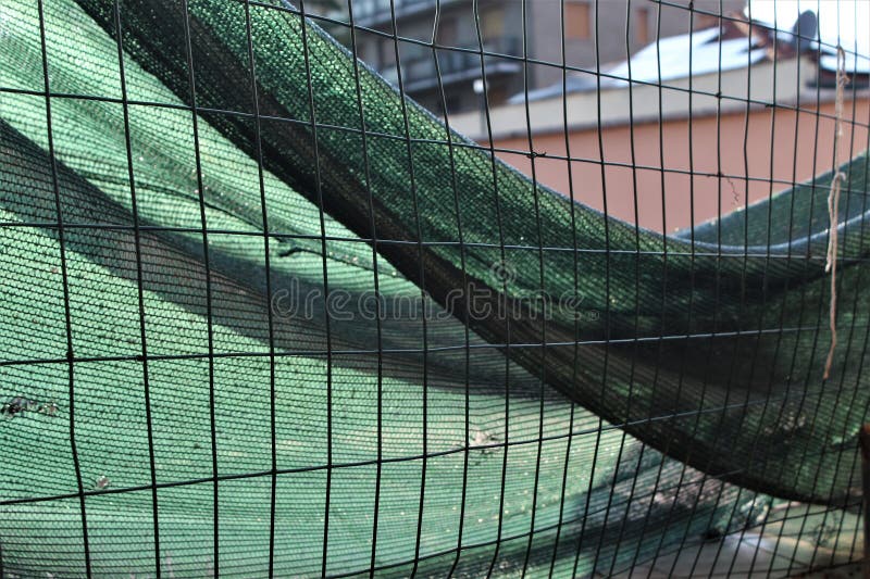 The broken net stock image. Image of enclosure, pattern - 279509969