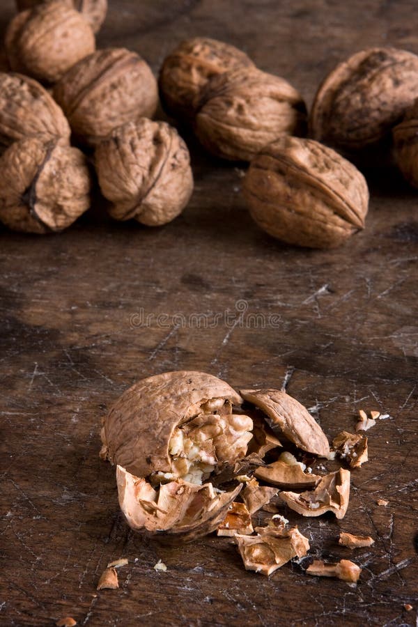 Broken nut stock image. Image of ingredients, crust, delicious - 6057527