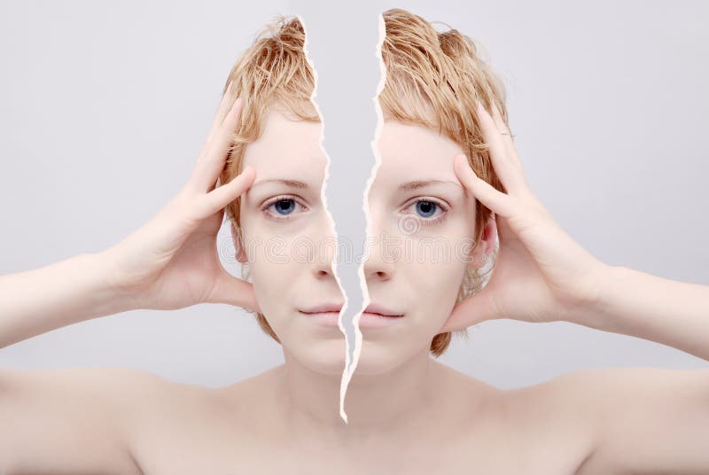 Broken off head stock image. Image of girl, beauty, idea - 8101863