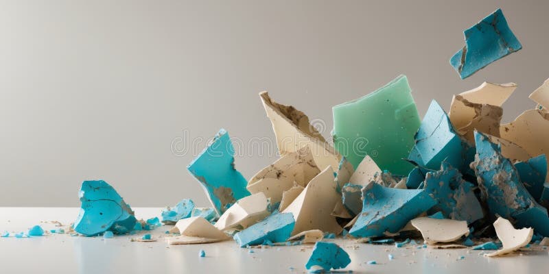 Broken Old Plastic Particles Were Transformed into Fresh Recyclable ...