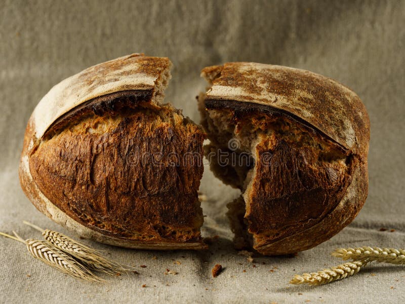 Broken Oval Bread Stock Photos - Free & Royalty-Free Stock Photos from ...