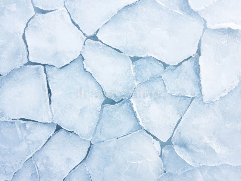Broken and Overlapping Ice Sheets with Ice Surfaces and Patterns in ...