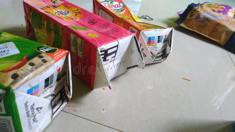 Broken Package . Damaged Package . Online Delivery Editorial Stock ...