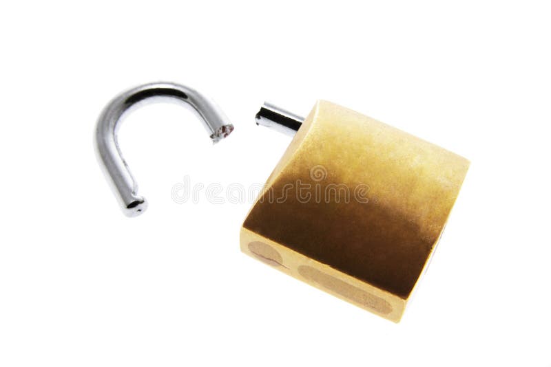 Broken Padlock stock photo. Image of break, damages, broken - 5958566
