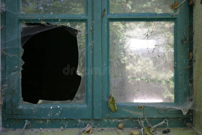 Broken pane stock photo. Image of window, disrepair, antique - 370220