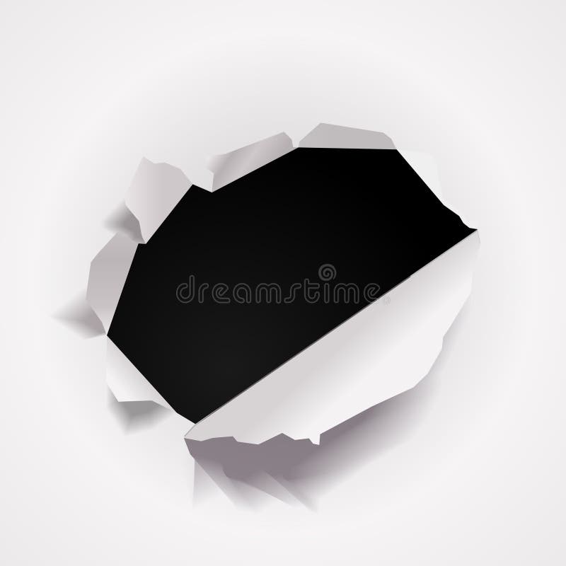 Broken Paper. stock illustration. Illustration of sheet - 20068159