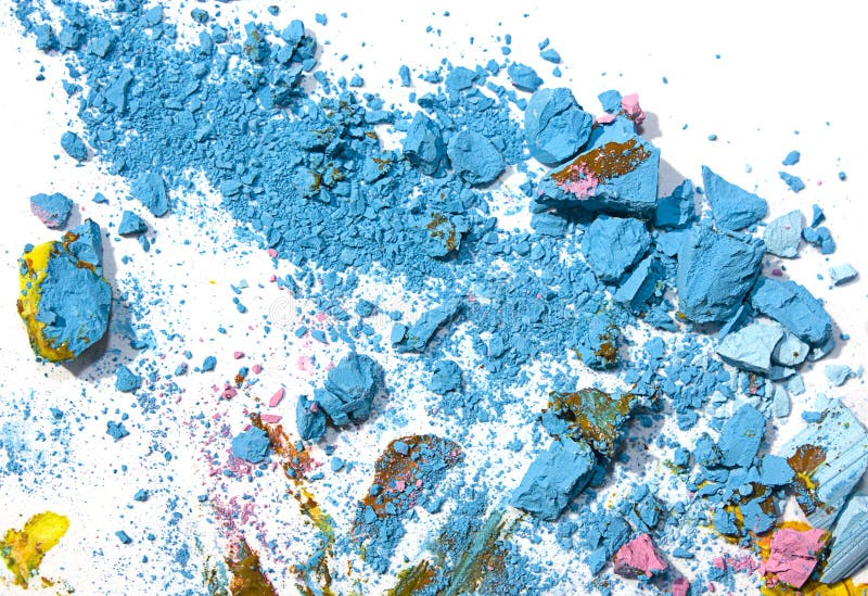 Broken Pastel Particles and Paint Stock Image - Image of creativity ...