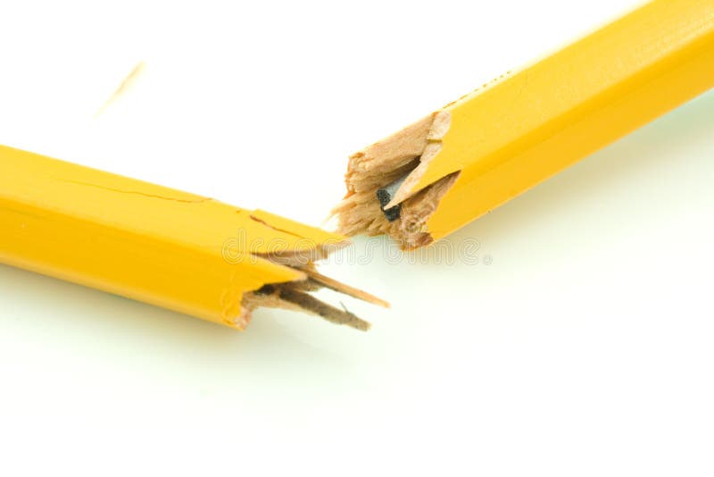 Broken Pencil stock image. Image of closeup, writing, life - 3213811