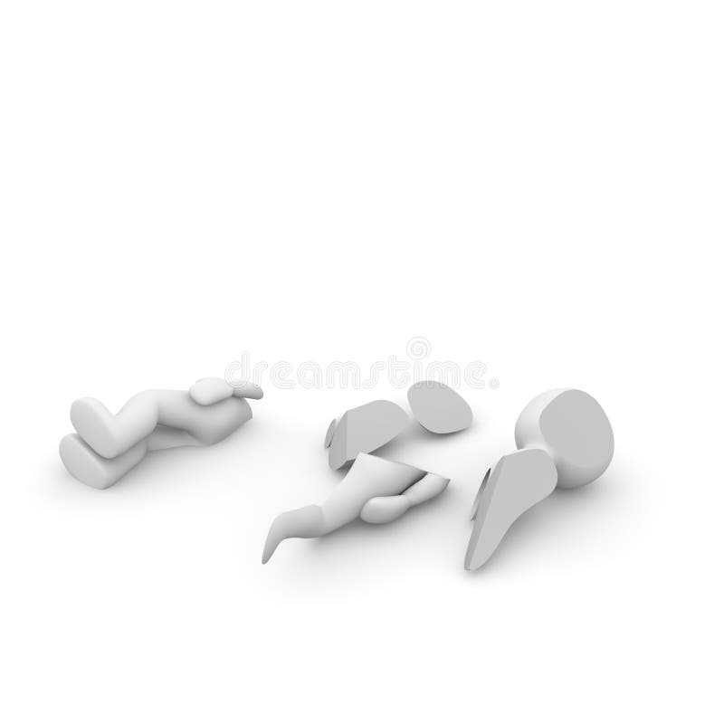 Broken people stock illustration. Illustration of mental - 29561635