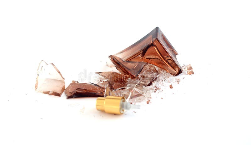 Broken perfume bottle stock photo. Image of pieces, cracked - 51113206