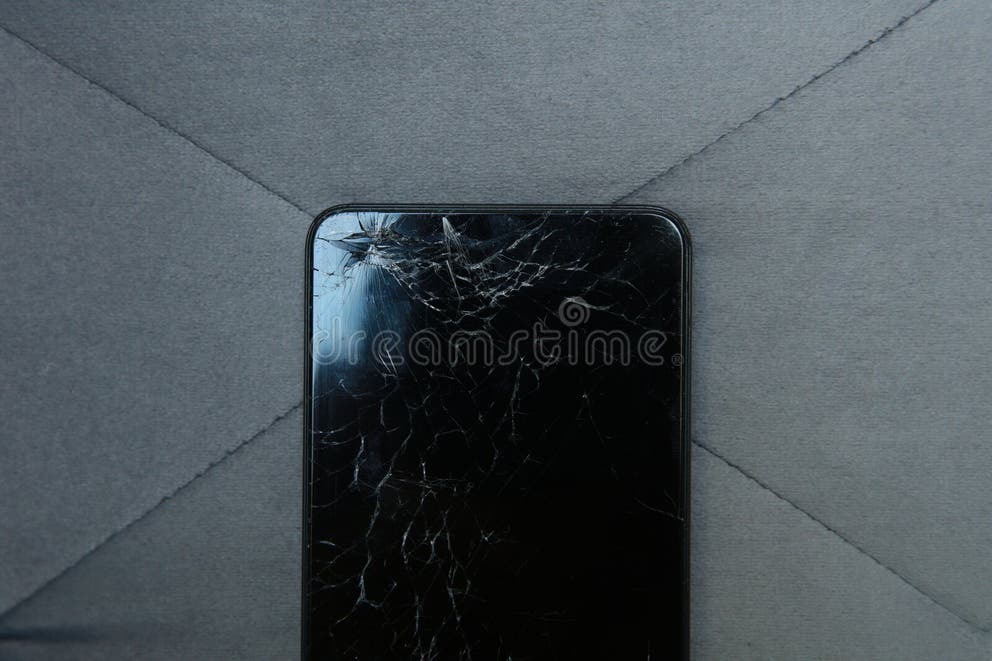 Broken Phone Screen, Cracked Screen Stock Photo - Image of brand ...
