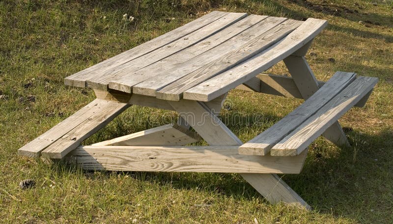 Broken Picnic table stock image. Image of outside, table - 2352623