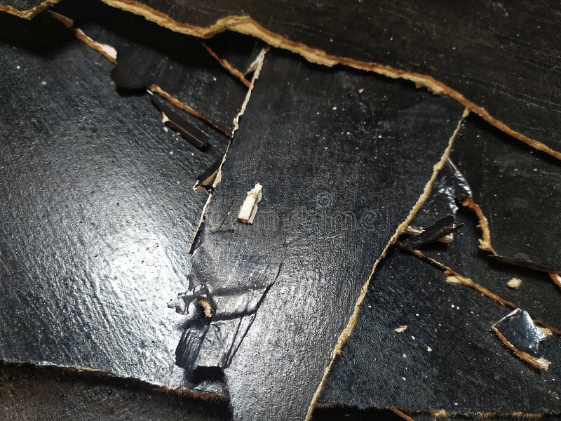 Broken Pieces of Wood in the House Stock Image - Image of house, wood ...