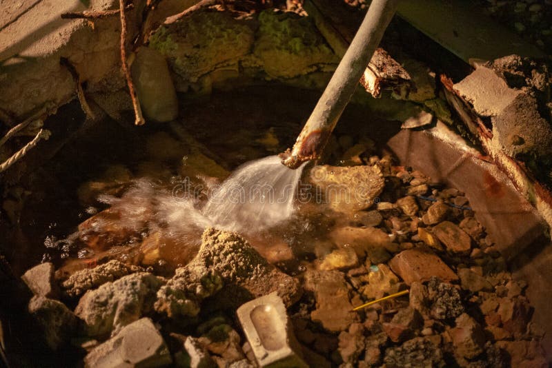 Broken pipe editorial photo. Image of industrial, piping - 147759276