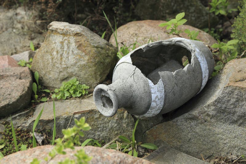 Broken pitcher stock photo. Image of pottery, landscape - 30731568