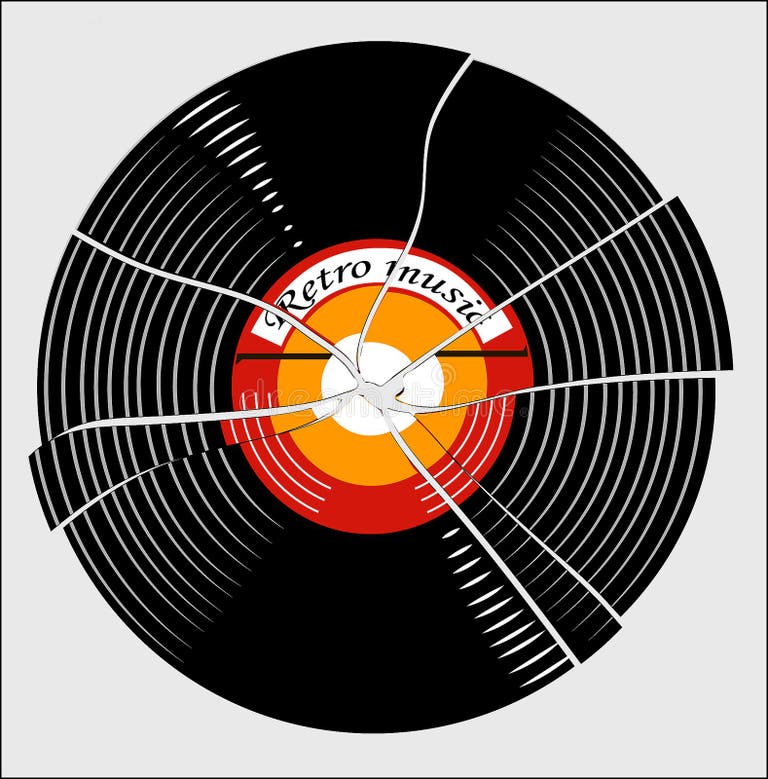 Broken Vinyl Record Stock Illustrations – 197 Broken Vinyl Record Stock ...