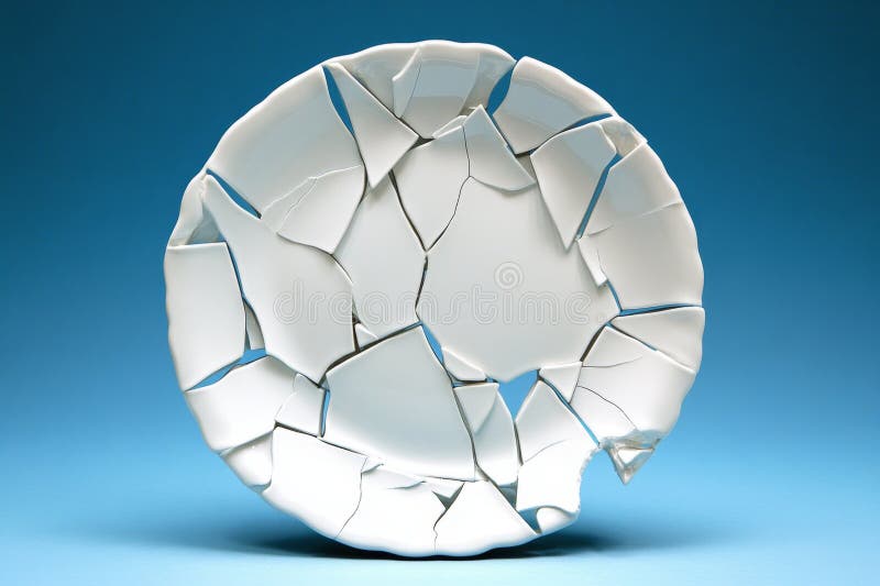 Broken Plate, Fragile Materials, Easy To Damage Reminds Us of the ...