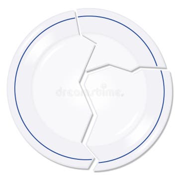 Broken Plates Stock Illustrations – 317 Broken Plates Stock ...