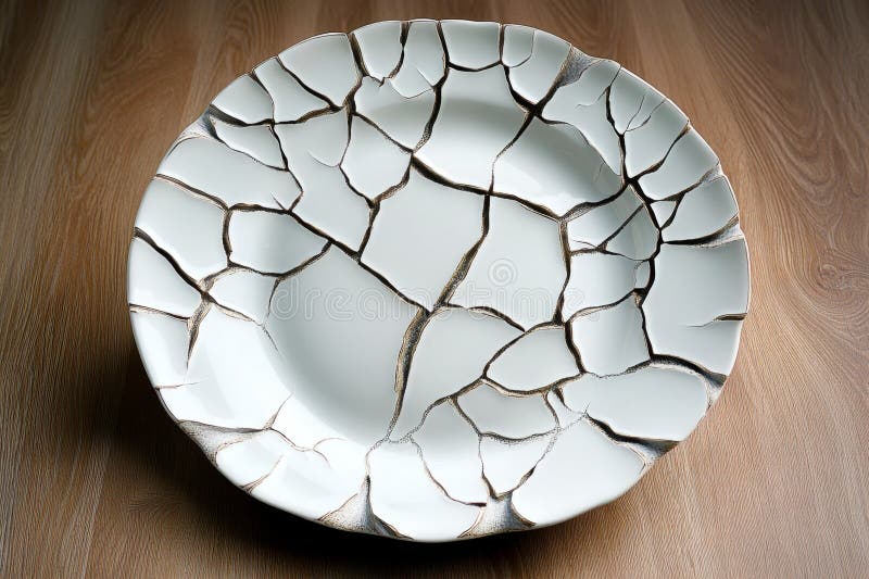 Broken Plate, Lost Symmetry, Disrupted Patterns Shows How Quickly Order Can Turn into Chaos ...