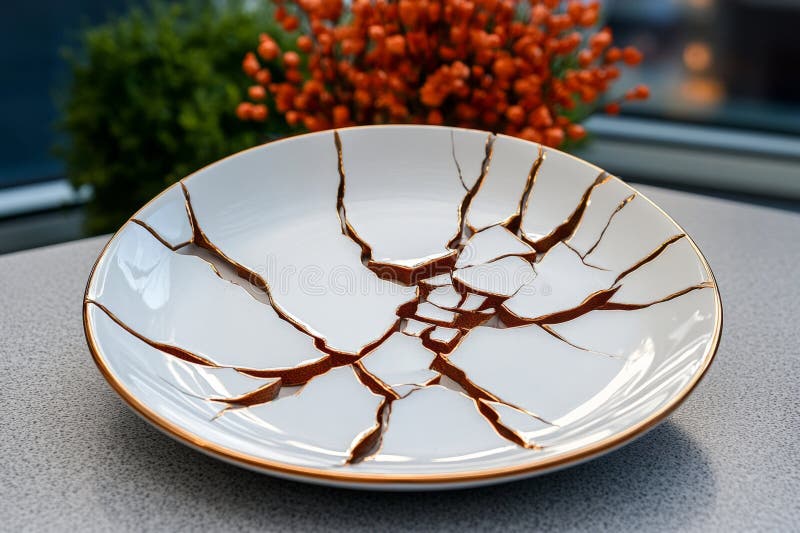 Broken Plate, a Moment in Time, Captured Forever Holds a Memory, an ...