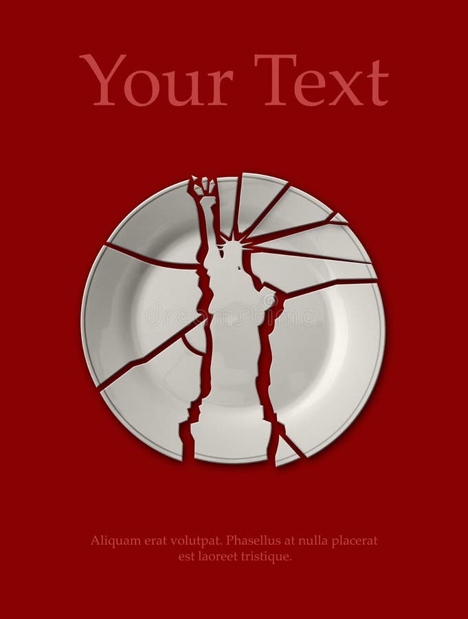 Broken Plate Sketch Vector Illustration Stock Vector - Illustration of ...