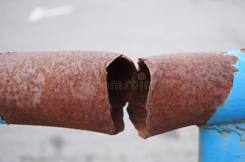 Broken pole stock photo. Image of damaged, damage, metal - 51839846