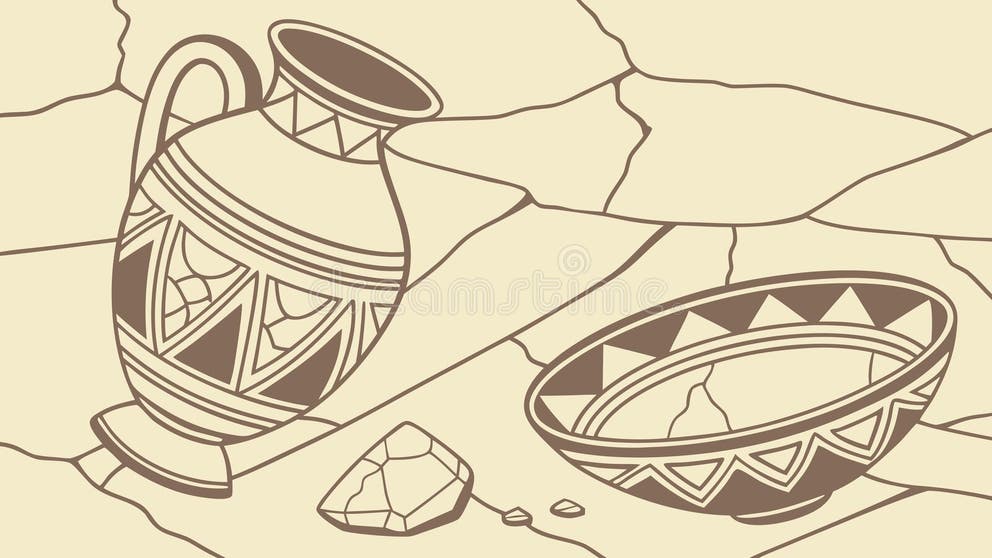 Archaeological Pitcher Stock Illustrations – 312 Archaeological Pitcher ...