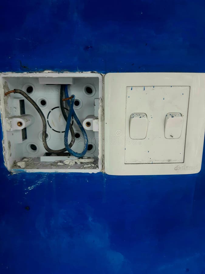 A Broken Power Socket on a Halte Bus Stock Image - Image of power ...