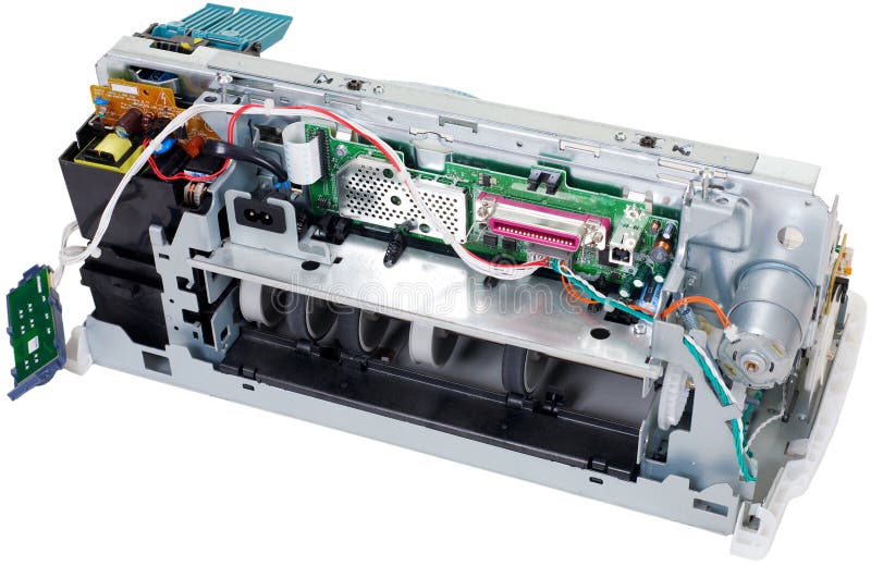 Broken laser printer stock photo. Image of hardware, engineering - 23128426