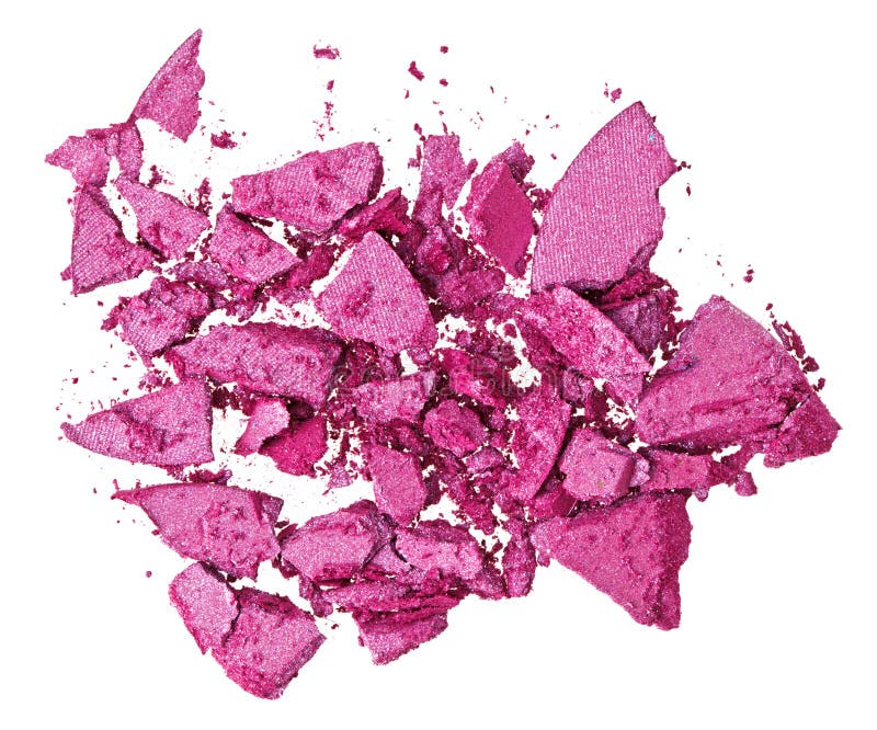Broken purple eye shadow stock image. Image of makeup - 20179215
