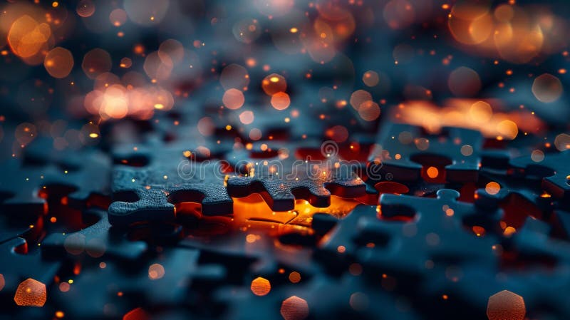 The Broken Puzzle Pieces are a Symbol of the Difficulty that People ...