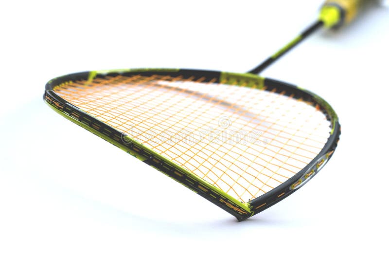 Broken racket on white stock photo. Image of damaged - 30609268