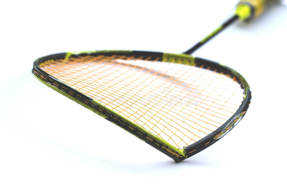 Broken racket on white stock photo. Image of damaged - 30609268
